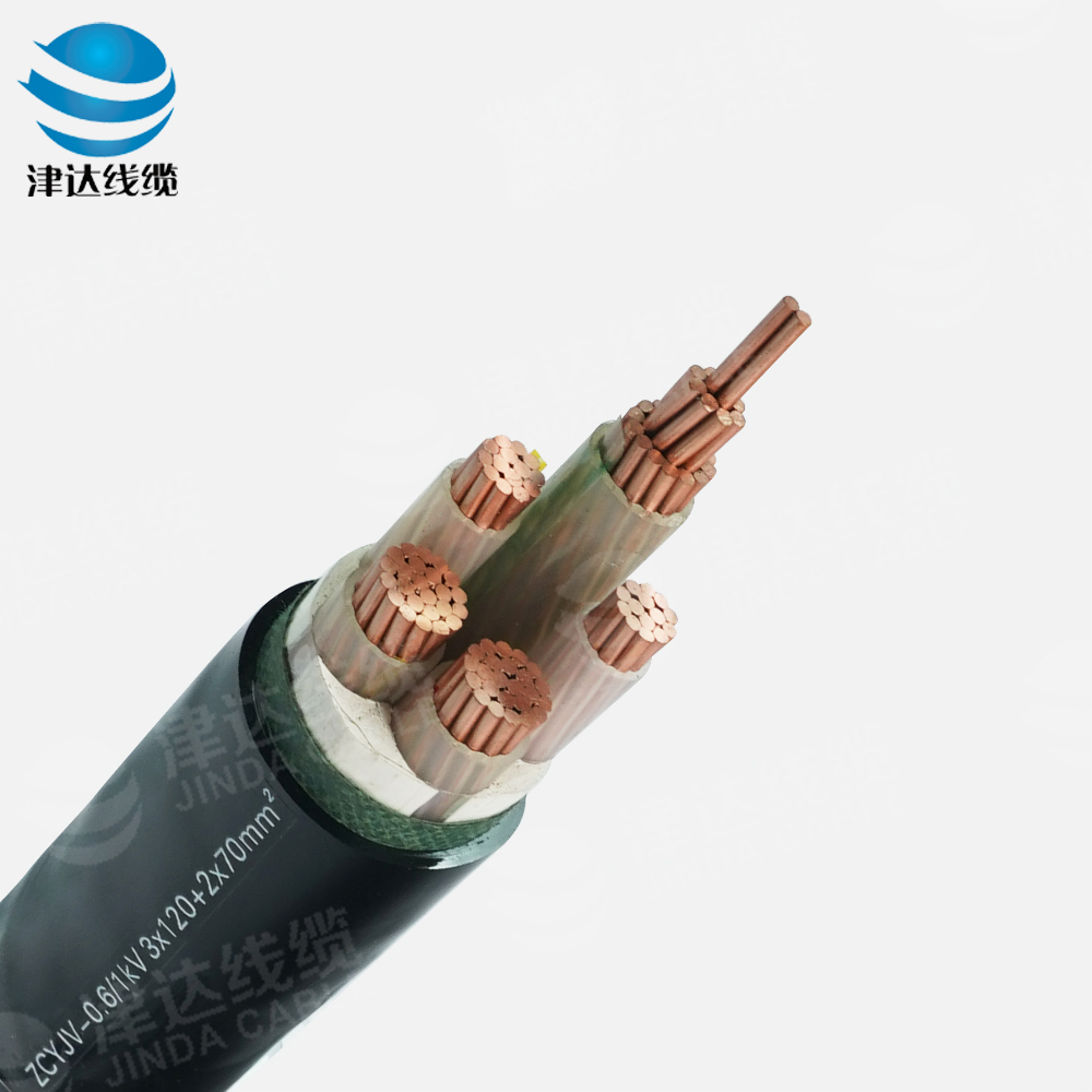 ZC-YJV 3*120+2*70铜芯交联聚乙烯绝缘聚氯乙烯护套阻燃C类电力电缆-低压电缆-天津正标津达线缆集团有限公司